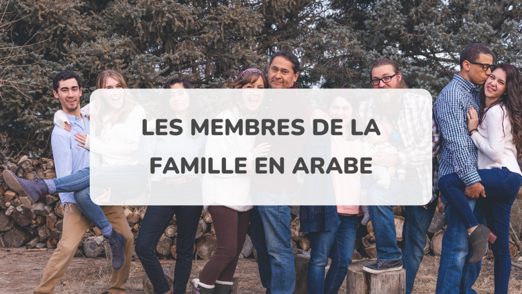Famille arabe : Liste du vocabulaire et traduction | AmazingTalker®